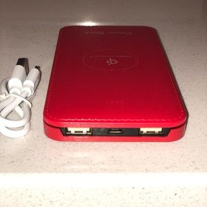 Accessories | New Red Charger Bank | Poshmark